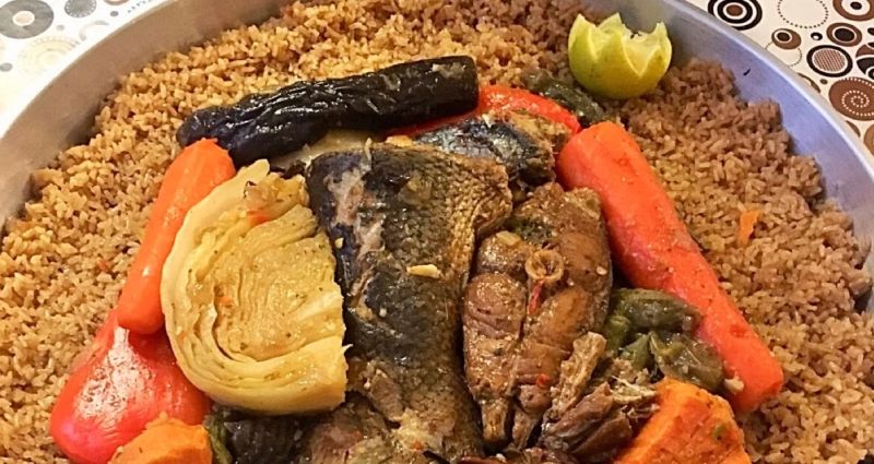 Une recette de Tchep avec du poisson ou du poulet